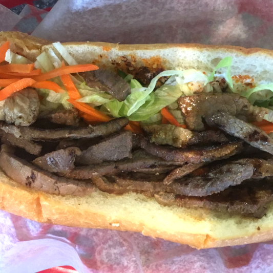 8. Satay Beef Submarine | Vietnamese Garden