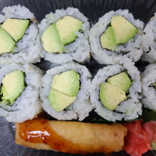 Avocado Roll (8 pcs) | Mansu BBQ & Sushi, Moncton