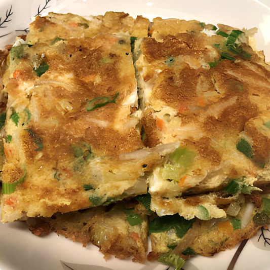 Green Onion Egg Foo Young | PING'S Home Made Chinese Food