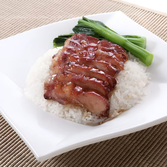 80. Char Siew with Rice 单拼叉燒飯 | King of Duck