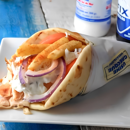 Chicken Gyro Pita | Greek Factory Belleville