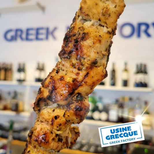 Chicken Souvlaki Stick | Greek Factory Belleville