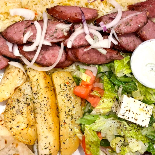 Loukaniko Dinner Platter | Greek Factory Belleville