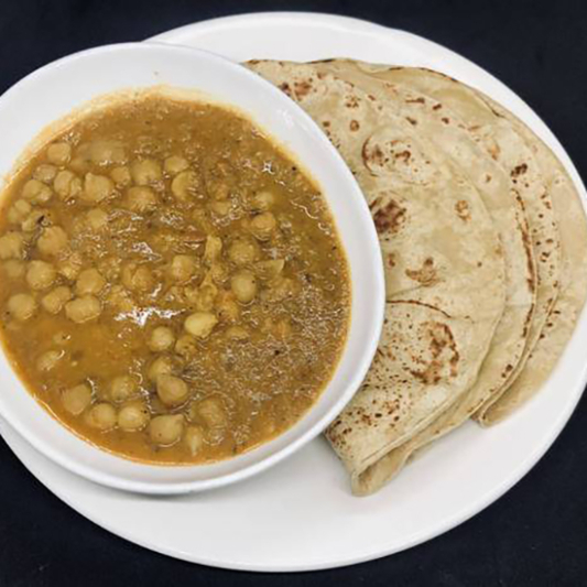 Channa Masala with Roti | PizzaWay Restaurant
