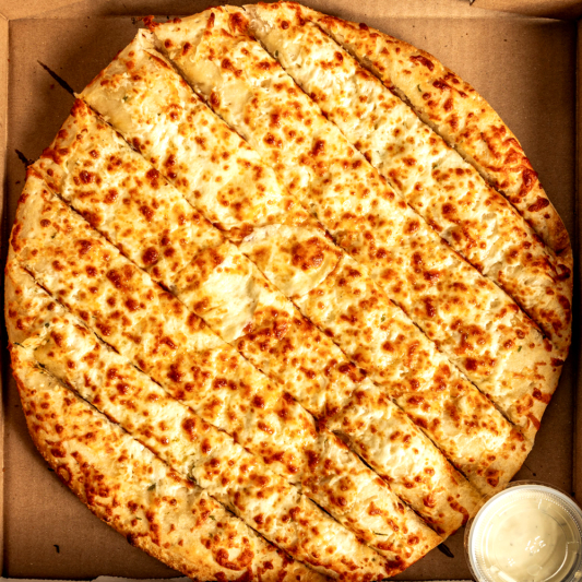 Cheesy Breadsticks (12" Size) | Jumbo Pizza & Wings 3 For 1