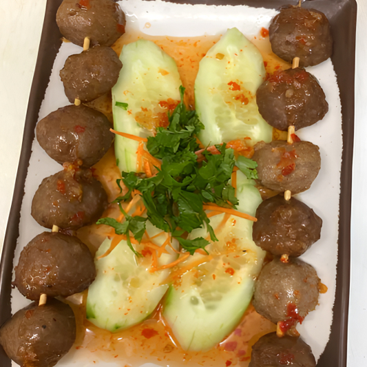 A7. Fried Meatballs | Sushi House & Pho