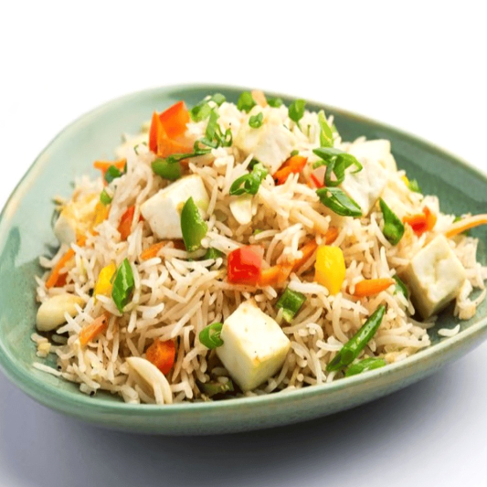 Paneer Fried Rice | Spice & Saga