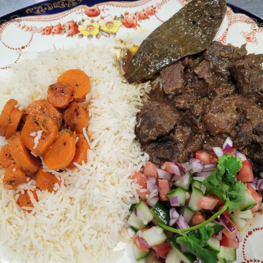 Caribbean Curried Goat | PEI Roti Food Fusion