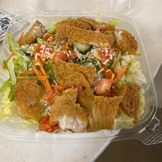 Fish Salad | Sumo Hibachi & Wings