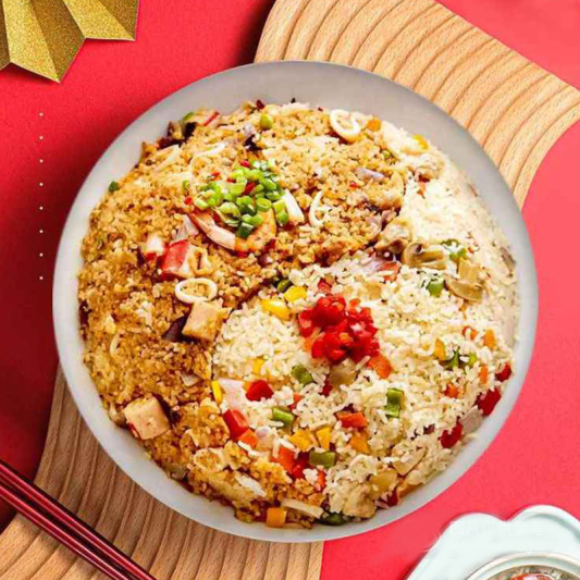 Combination Fried Rice | S & T Hong Kong Seafood Restaurant