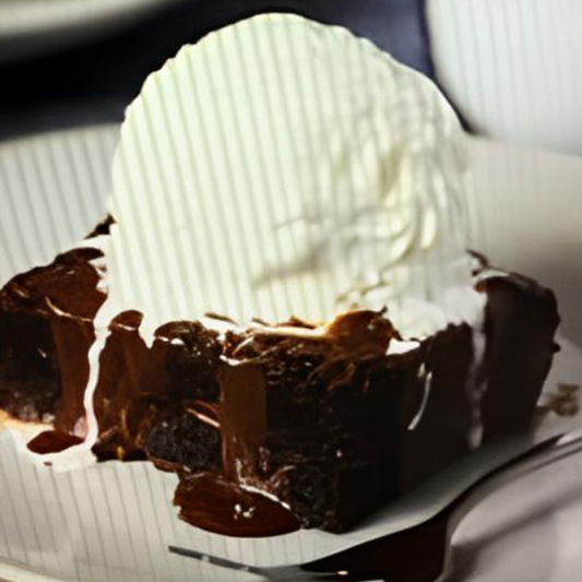 Brownie with Ice Cream | Hakka Momo Corner