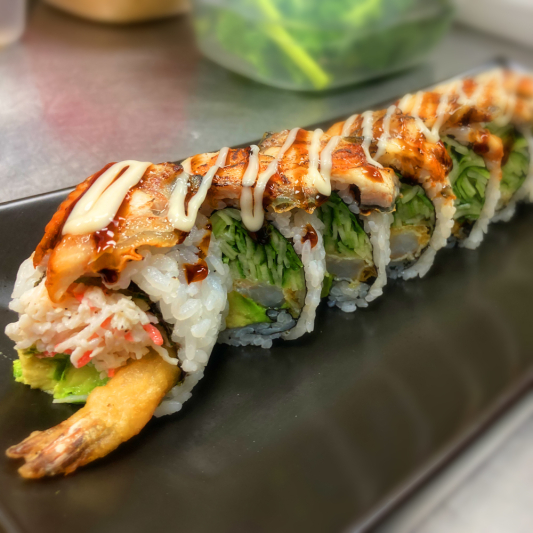 Black Dragon Roll (8 pcs) | Yanakee Sushi & BBQ