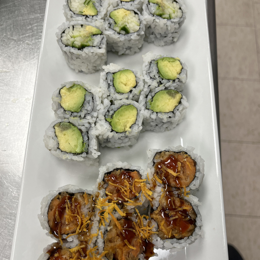 Veggie Roll Combo (18 pcs) | Yanakee Sushi & BBQ