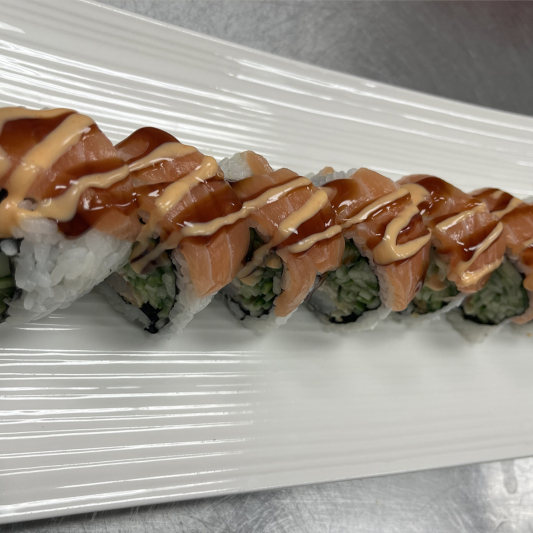 Red Dragon Roll (8 pcs) | Yanakee Sushi & BBQ